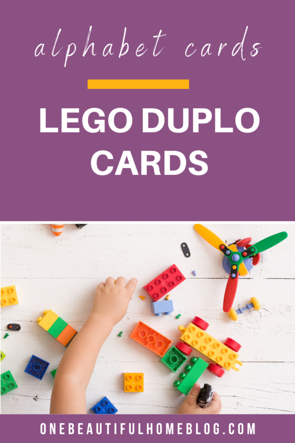 Lego Duplo Alphabet Cards {Freebie!} - One Beautiful Home