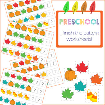 Preschool Activities - Finish the Pattern - One Beautiful Home