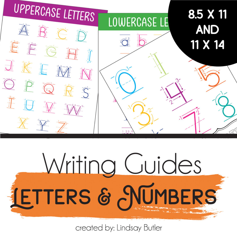 Preschool Writing Guides