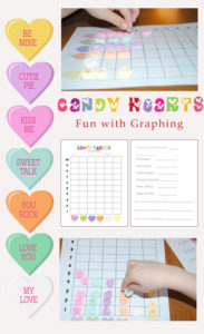 Valentines Day Conversation Heart Math: Graphing