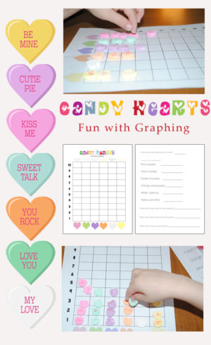 Valentines Day Conversation Heart Math: Graphing