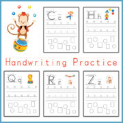 Handwriting Practice: Circus Themed - One Beautiful Home