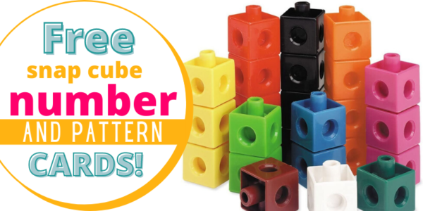 Snap Cubes - Number and Pattern Cards - One Beautiful Home
